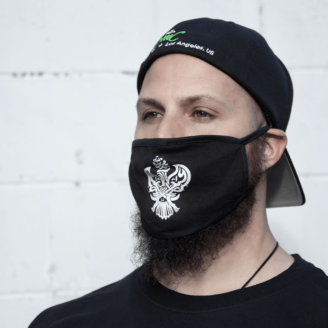 SMC Mask Face Covering with blessed Phoenix (Blue, Black & Pink) – SMC ...